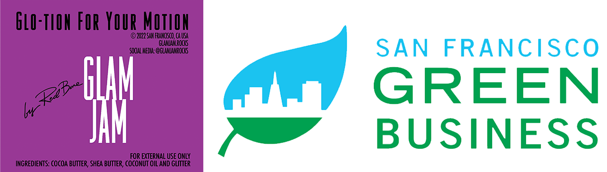 Glam Jam, Eco Friendly Biodegradable Glitter Body Lotion Shimmer Stick ...